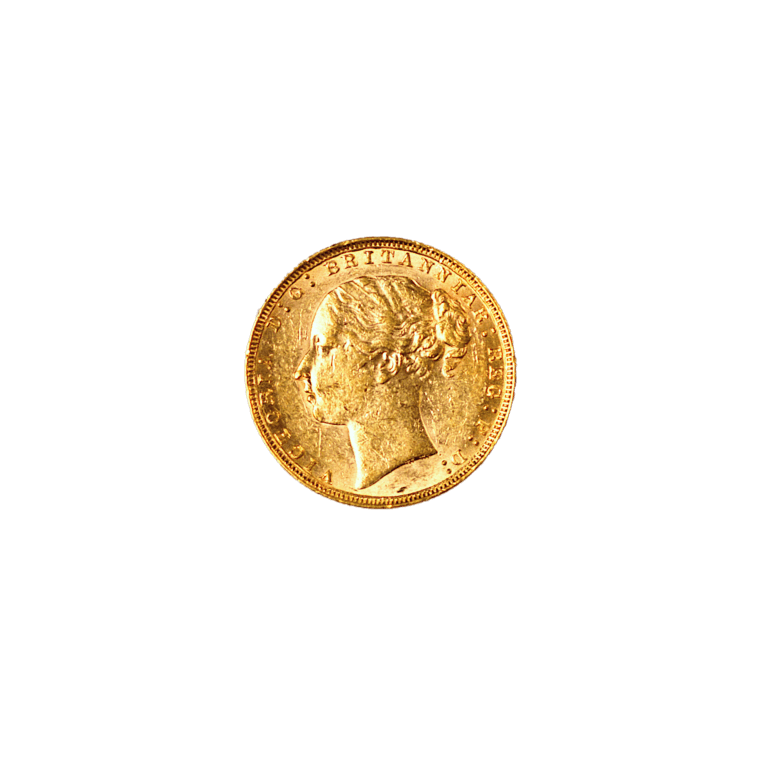 British Sovereign Queen Victoria Young Head - USAGOLD