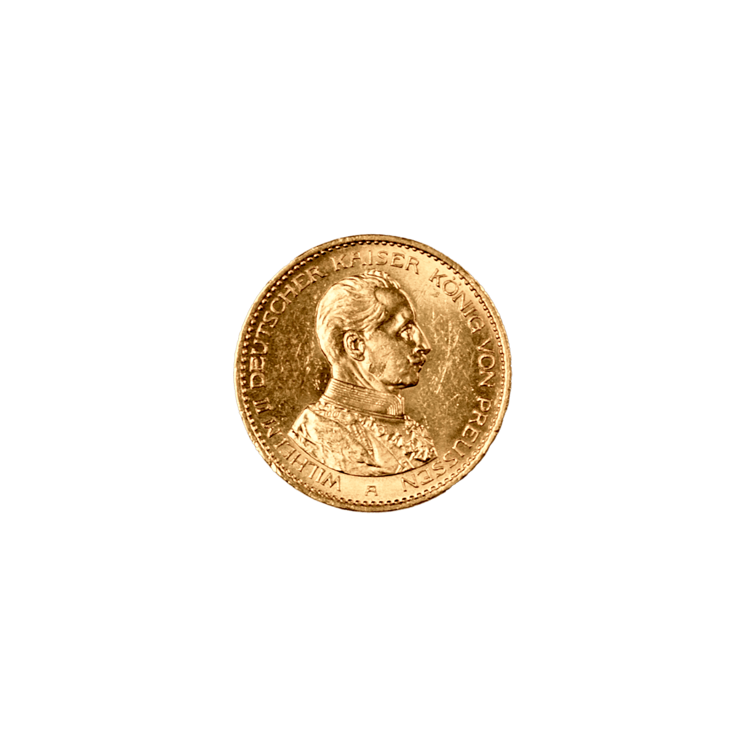 German 20 Mark Wilhelm II Military - USAGOLD